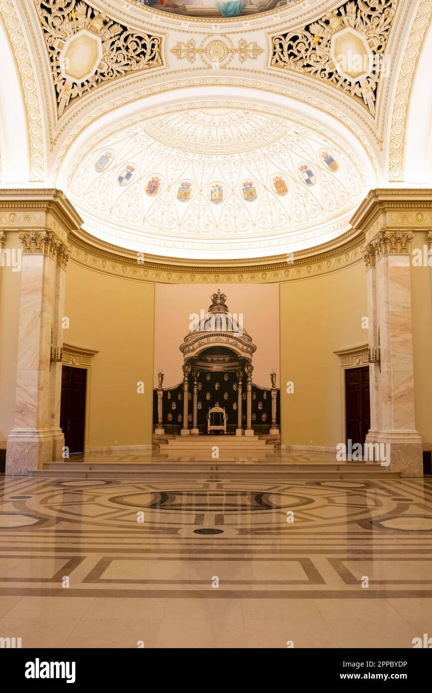 Interior of the National Museum Art Bucharest- Royal Palace of ...