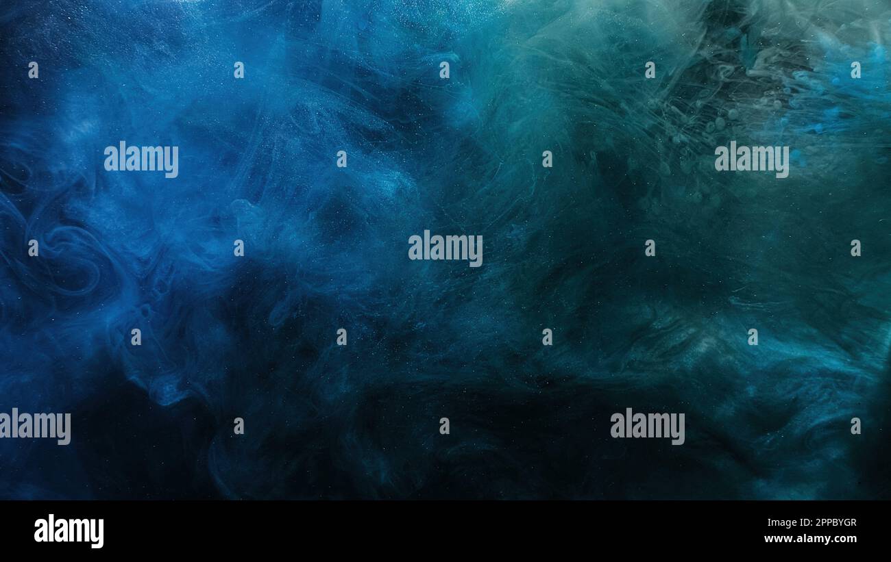 Color mist ink water haze texture blue steam cloud Stock Photo - Alamy