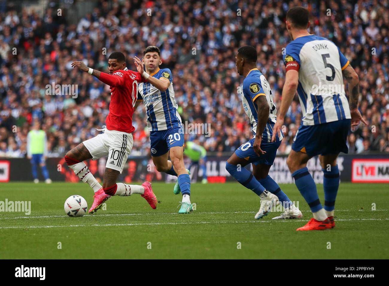 Fa cup 2023 marcus rashford hi-res stock photography and images - Alamy