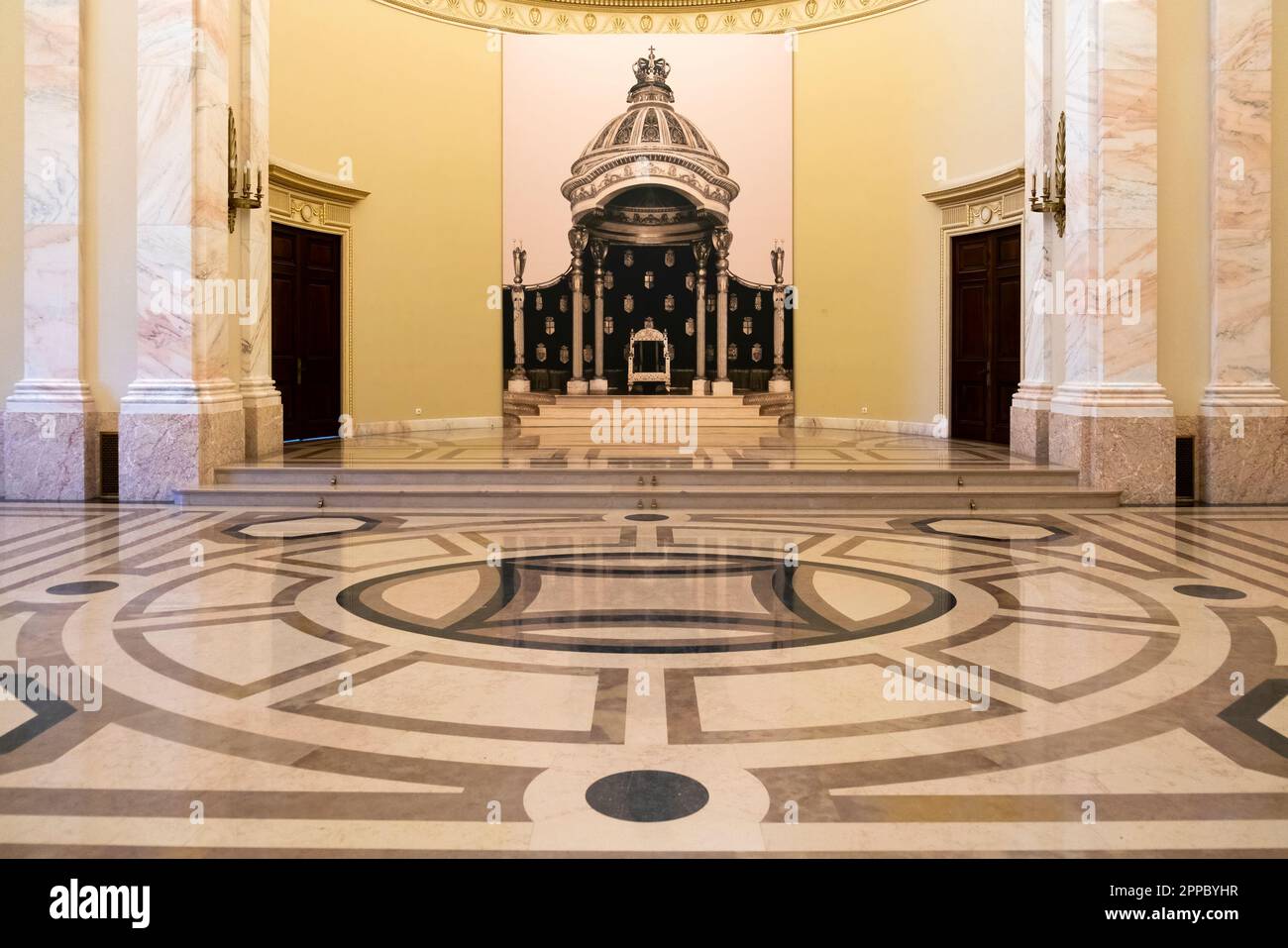 Interior of the National Museum Art Bucharest- Royal Palace of ...