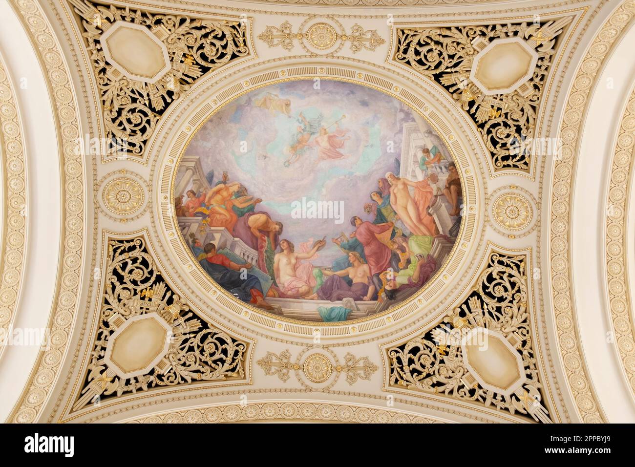 Interior of the National Museum Art Bucharest- Royal Palace of ...