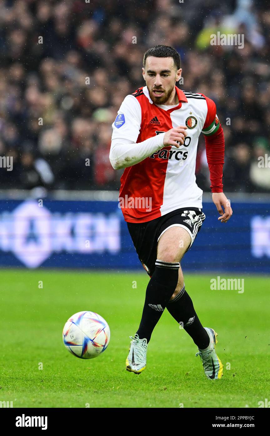 ROTTERDAM - Orkun Kokcu of Feyenoord during the Dutch premier league match between Feyenoord and ...