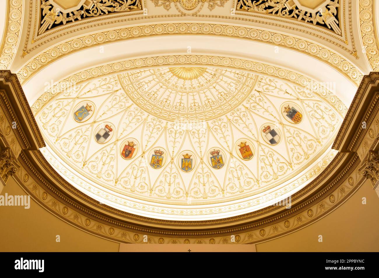 Interior of the National Museum Art Bucharest- Royal Palace of ...