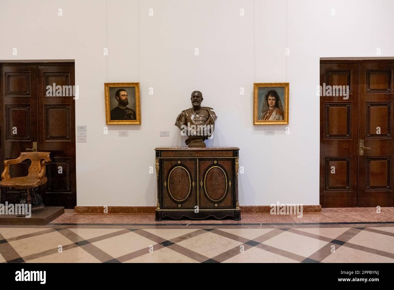 Interior of the National Museum Art Bucharest- Royal Palace of ...
