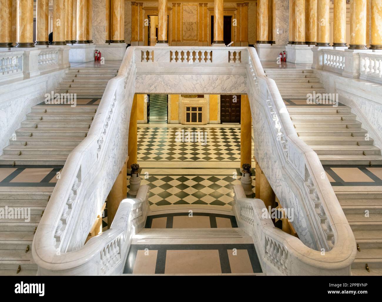 Interior of the National Museum Art Bucharest- Royal Palace of ...