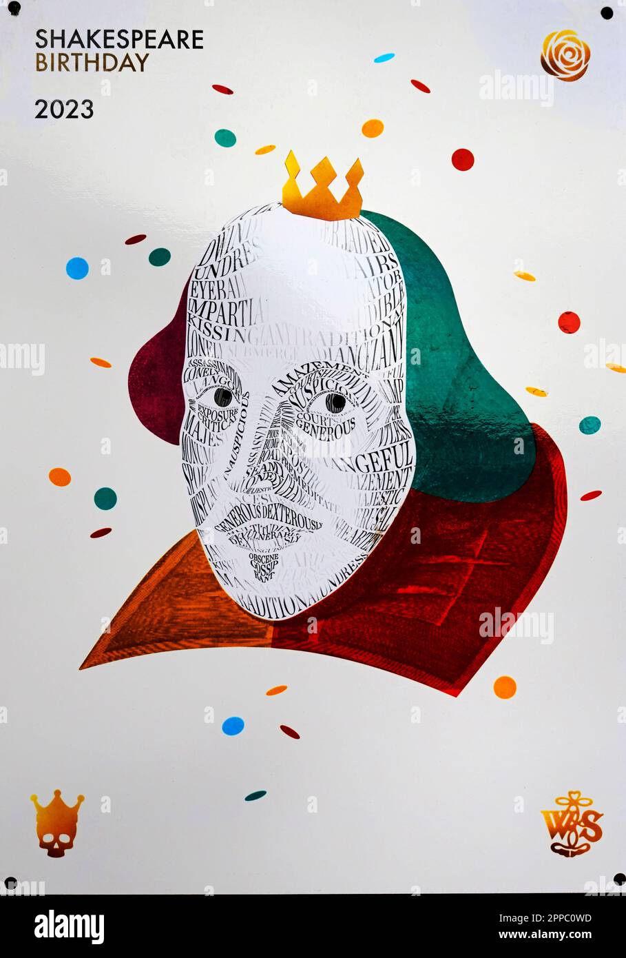 Shakespeares birthday illustration hi-res stock photography and images ...
