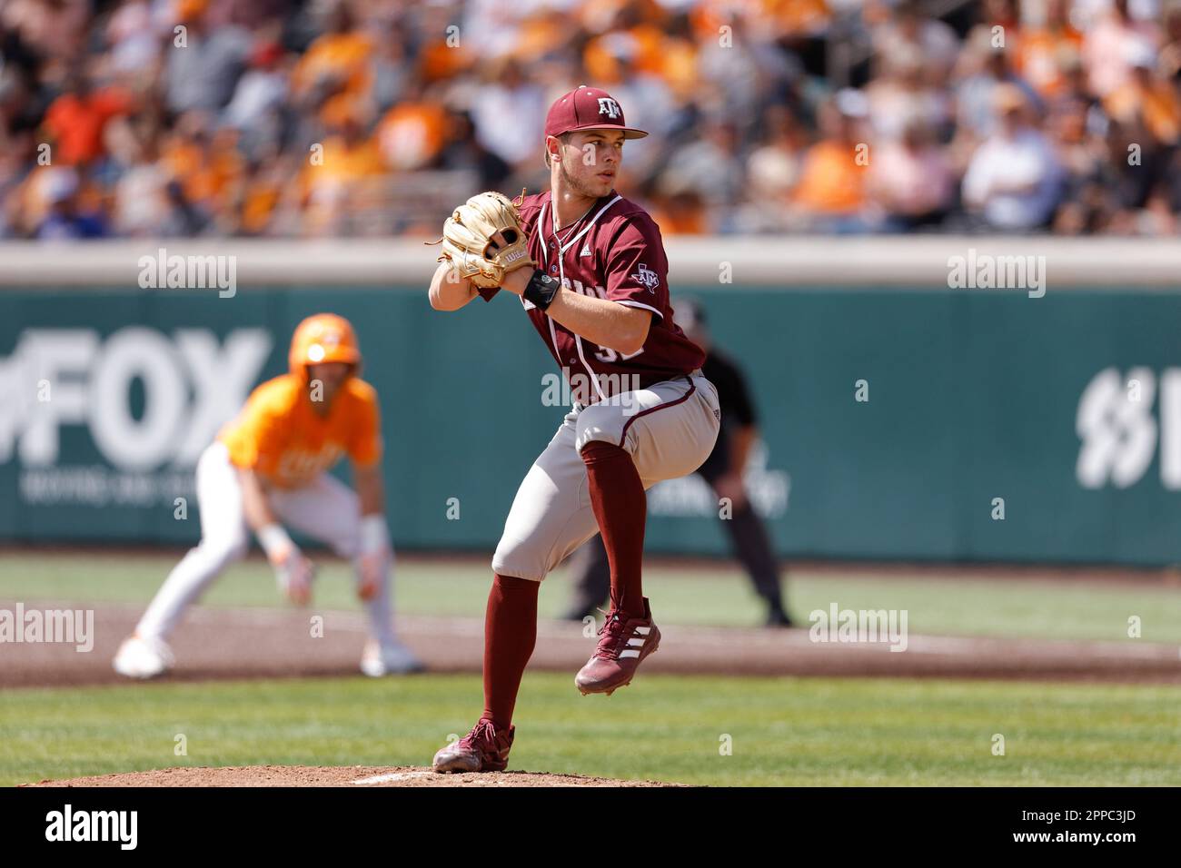 Texas A&M Aggies relief pitcher Brad Rudis (32) in action against the ...