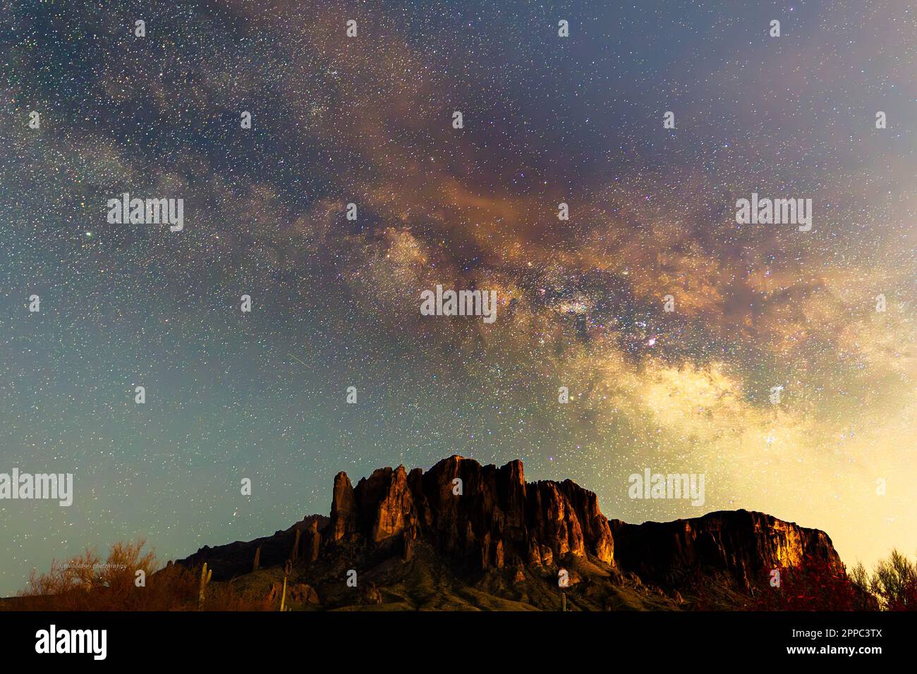 Milky Way Galaxy As The Morning Approaches Stock Photo - Alamy