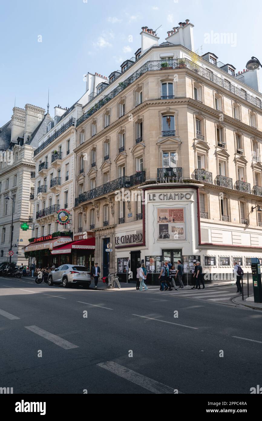 Paris cinema champo hi-res stock photography and images - Alamy