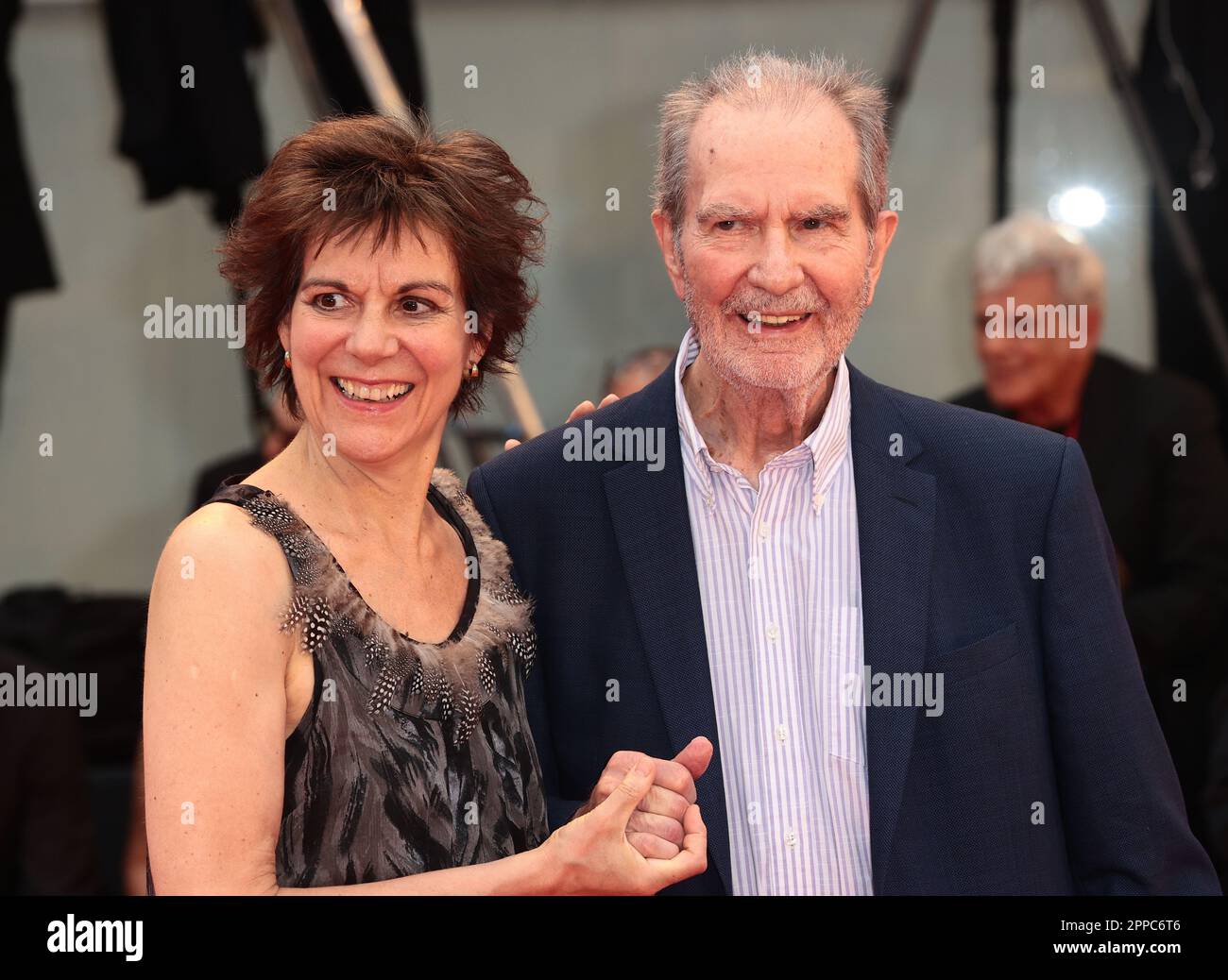 VENICE, ITALY - SEPTEMBER 08: Salome Kammer and Edgar Reitz attends the ...