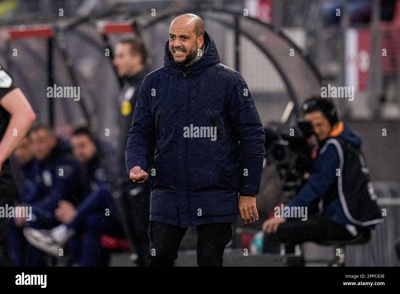 ALKMAAR, NETHERLANDS - APRIL 23: head coach Pascal Jansen of AZ during ...