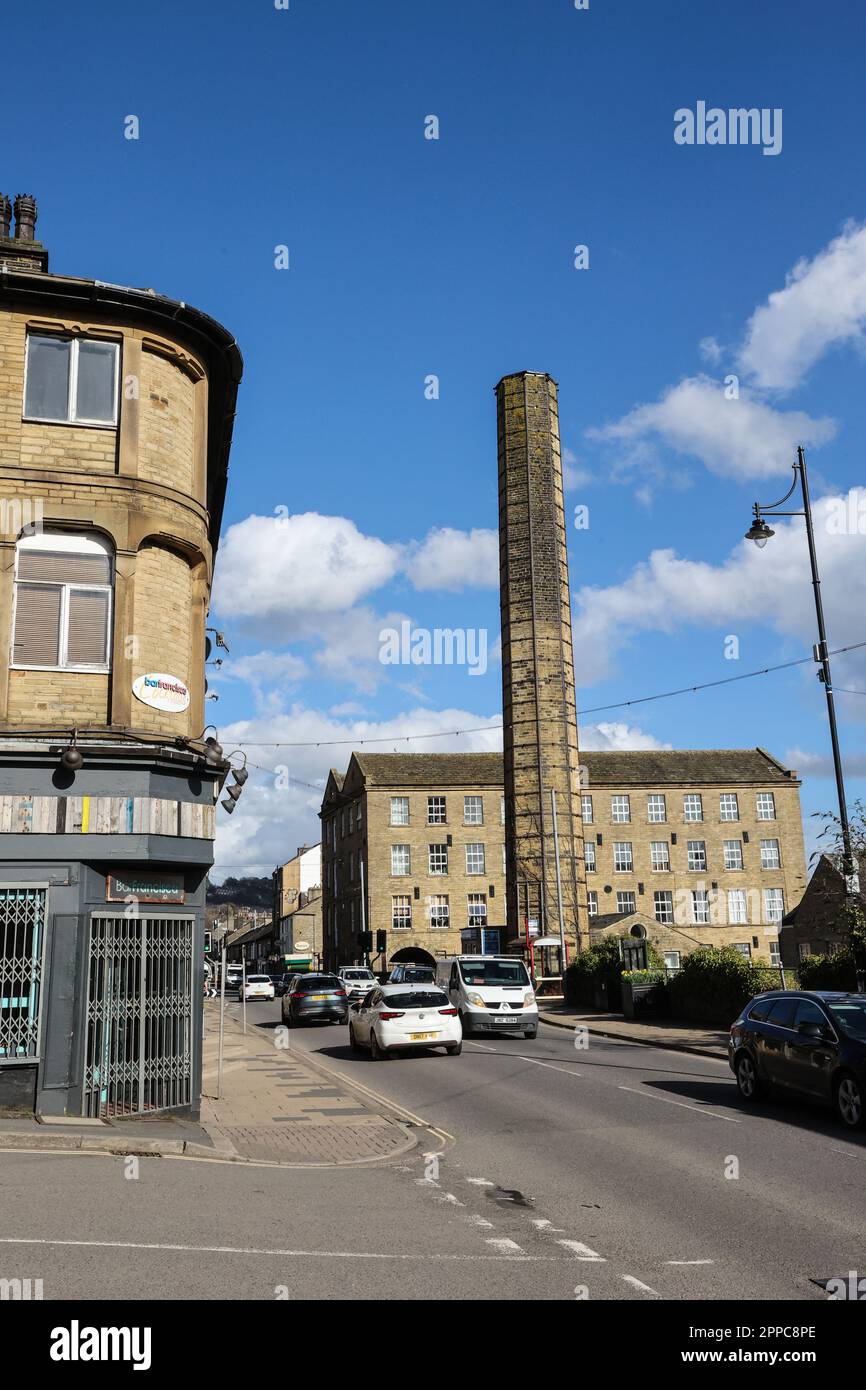 A market town in the upper calder valley hi-res stock photography and ...