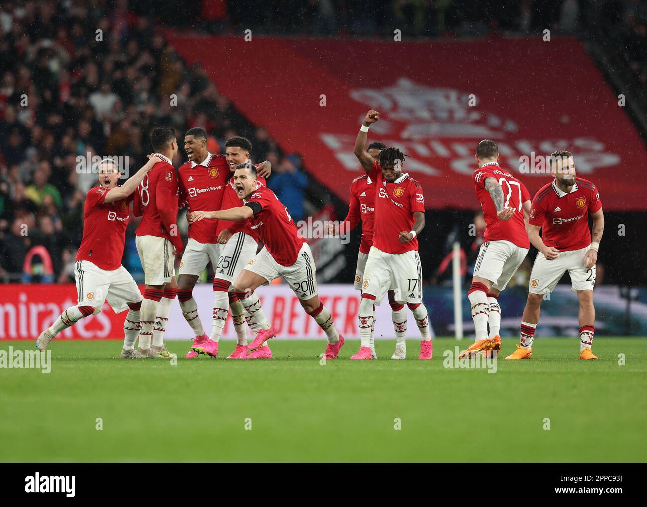 Wembley Stadium, London, UK. 23rd Apr, 2023. FA Cup Semi Final Football ...