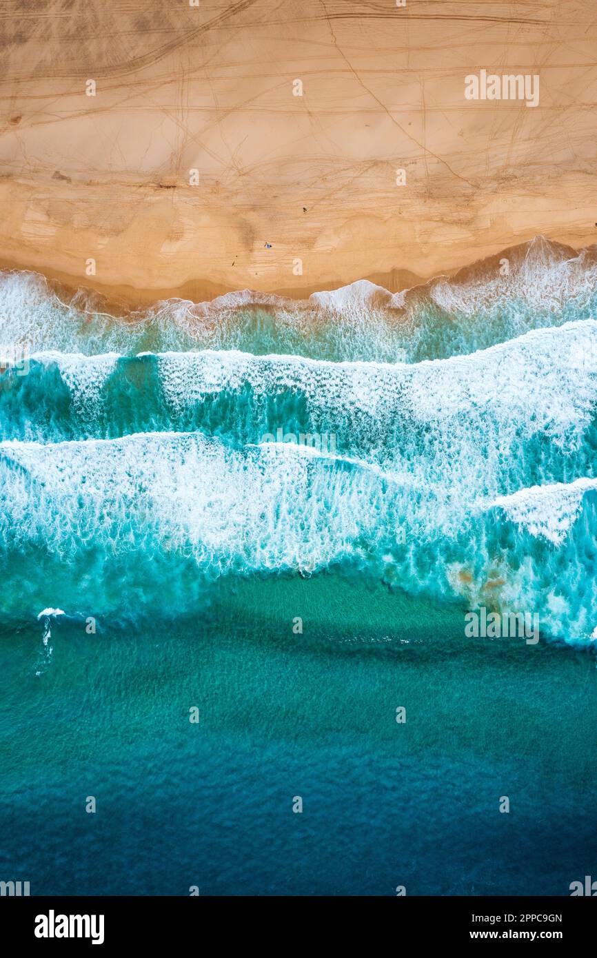 Amazing Cofete beach with endless horizon. Cofete beach, Fuerteventura ...