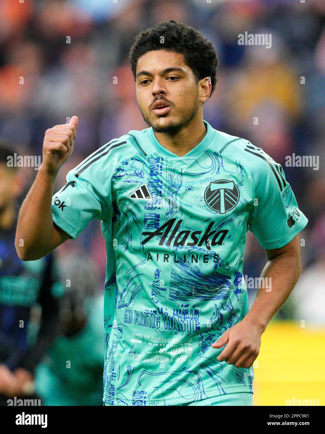 Portland Timbers midfielder Evander (20) plays during an MLS soccer ...