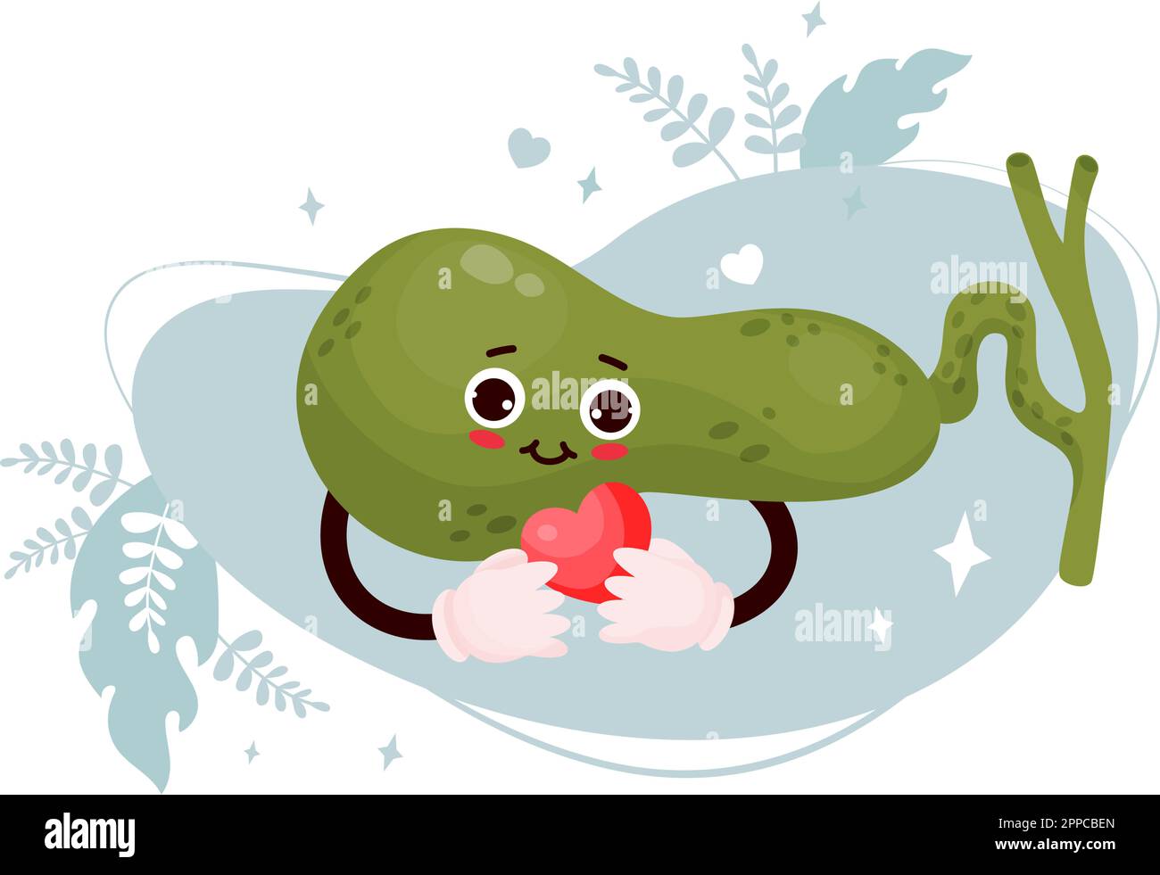 Cartoon Gallbladder