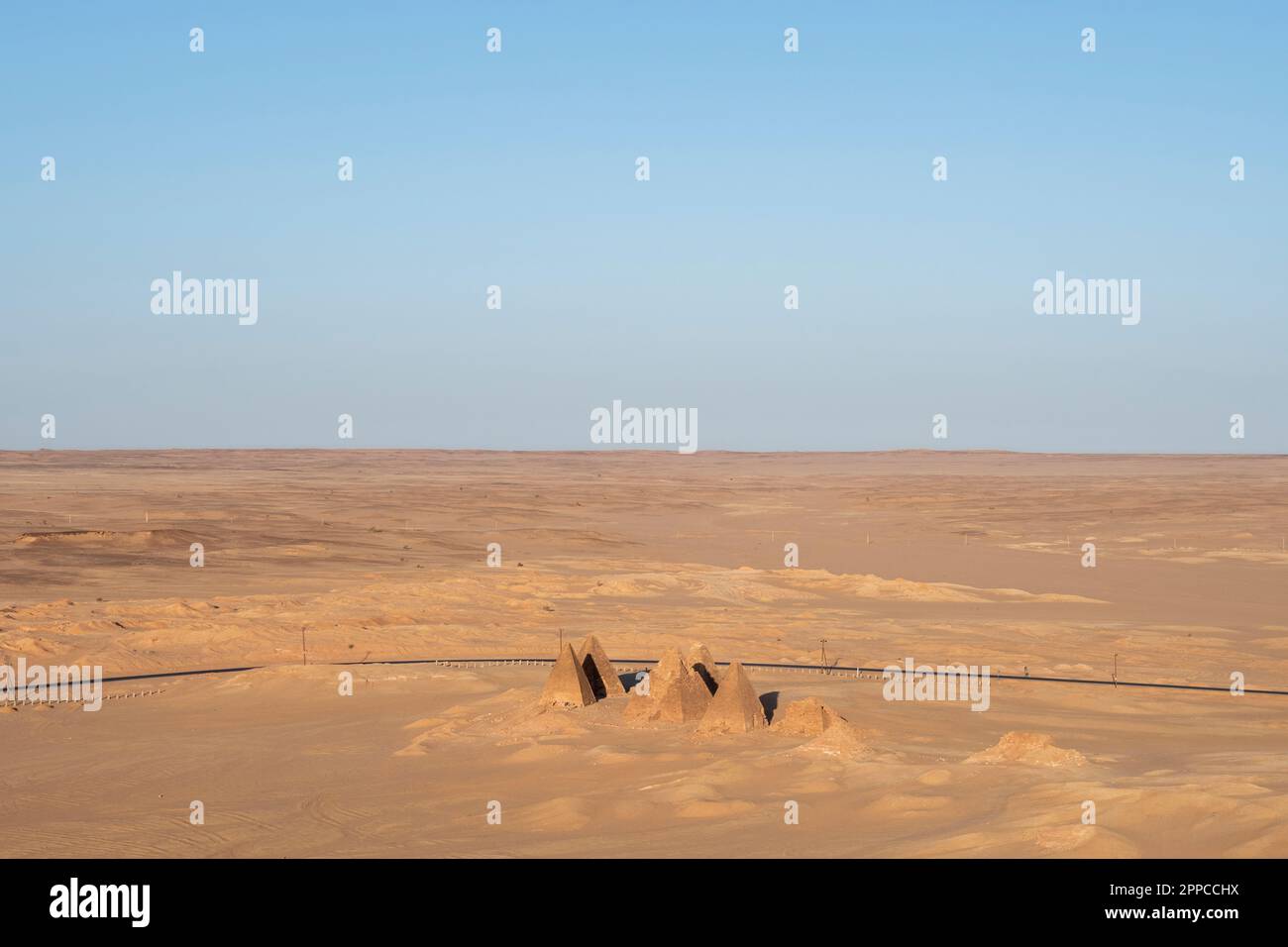 Royal Cemetery Pyramids at Jebel Barkal, Karima, Sudan Stock Photo - Alamy