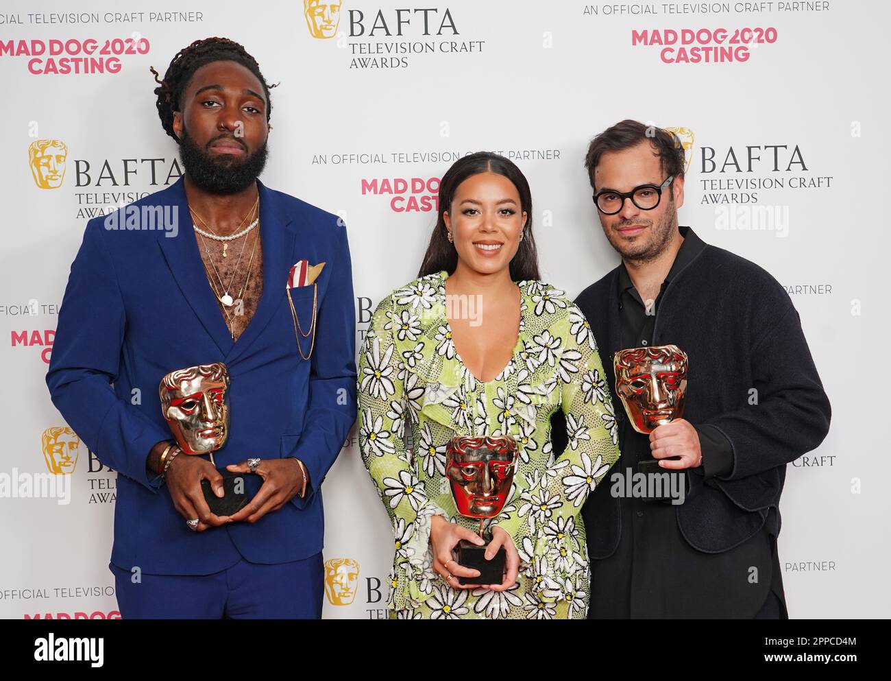 (Left-right) Kwame KZ Kwei-Armah Jr, Nicole Lecky and Bryan Senti with ...