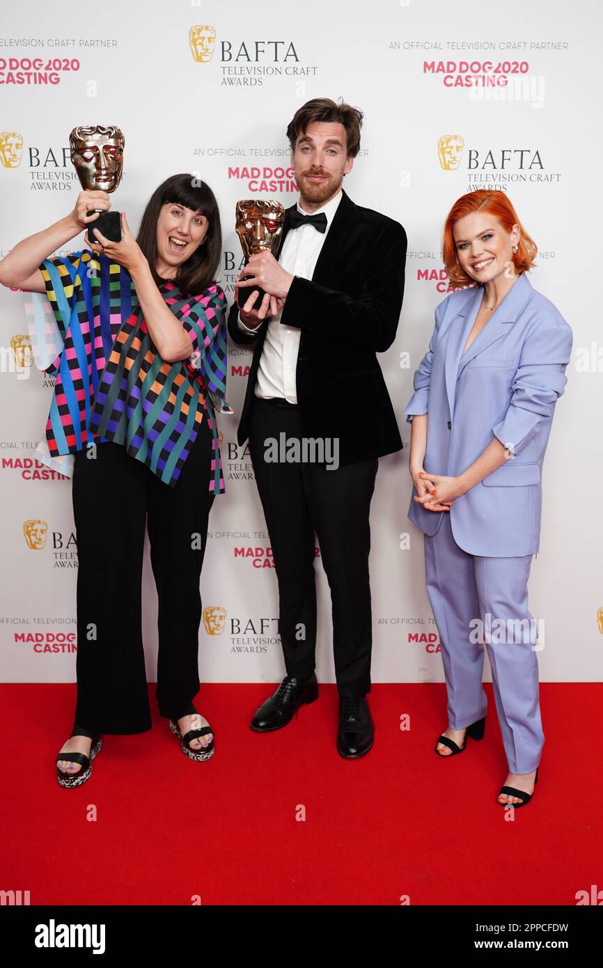 Lindsey Russell (right) with Becky Sloan and Joe Pelling with the ...