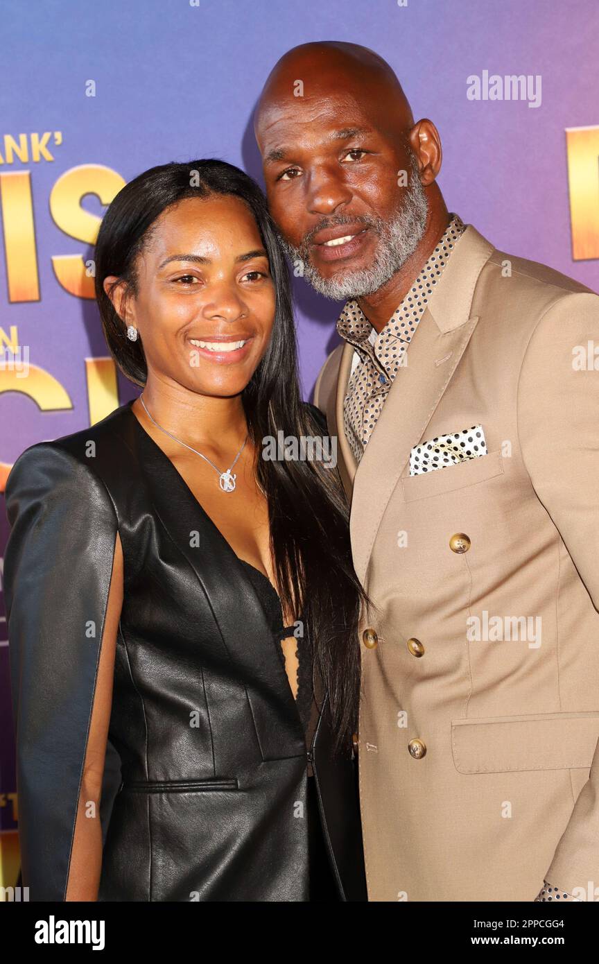 Las Vegas, USA. 22nd Apr, 2023. Bernard Hopkins, Joy Tate at Gervonta ...