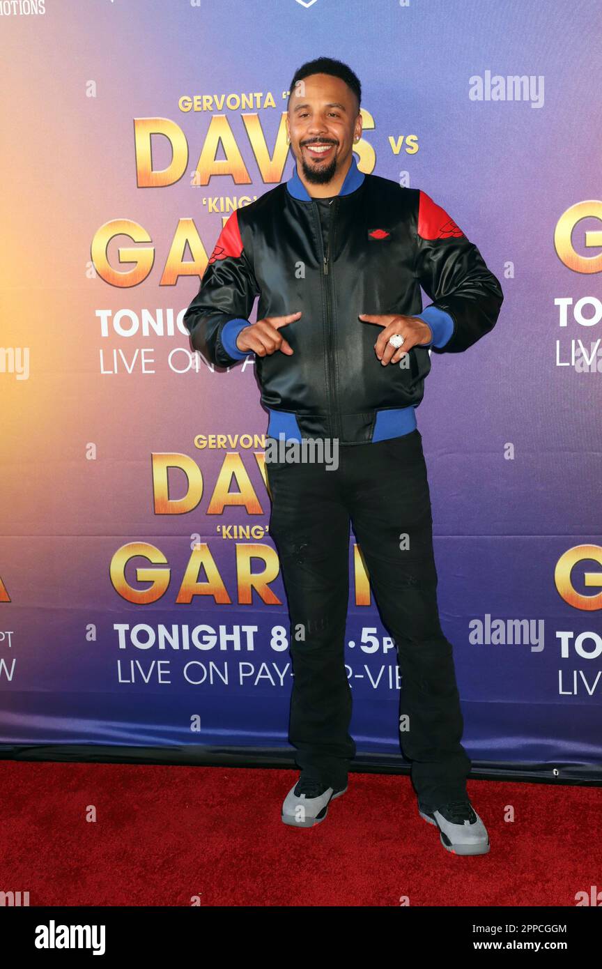 Las Vegas, USA. 22nd Apr, 2023. Andre Ward at Gervonta Davis vs Ryan ...