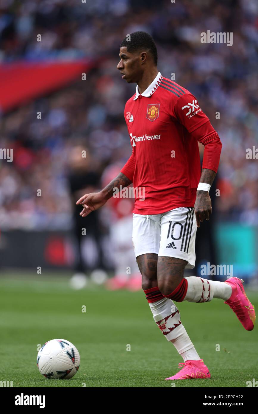 Fa cup 2023 marcus rashford hi-res stock photography and images - Alamy
