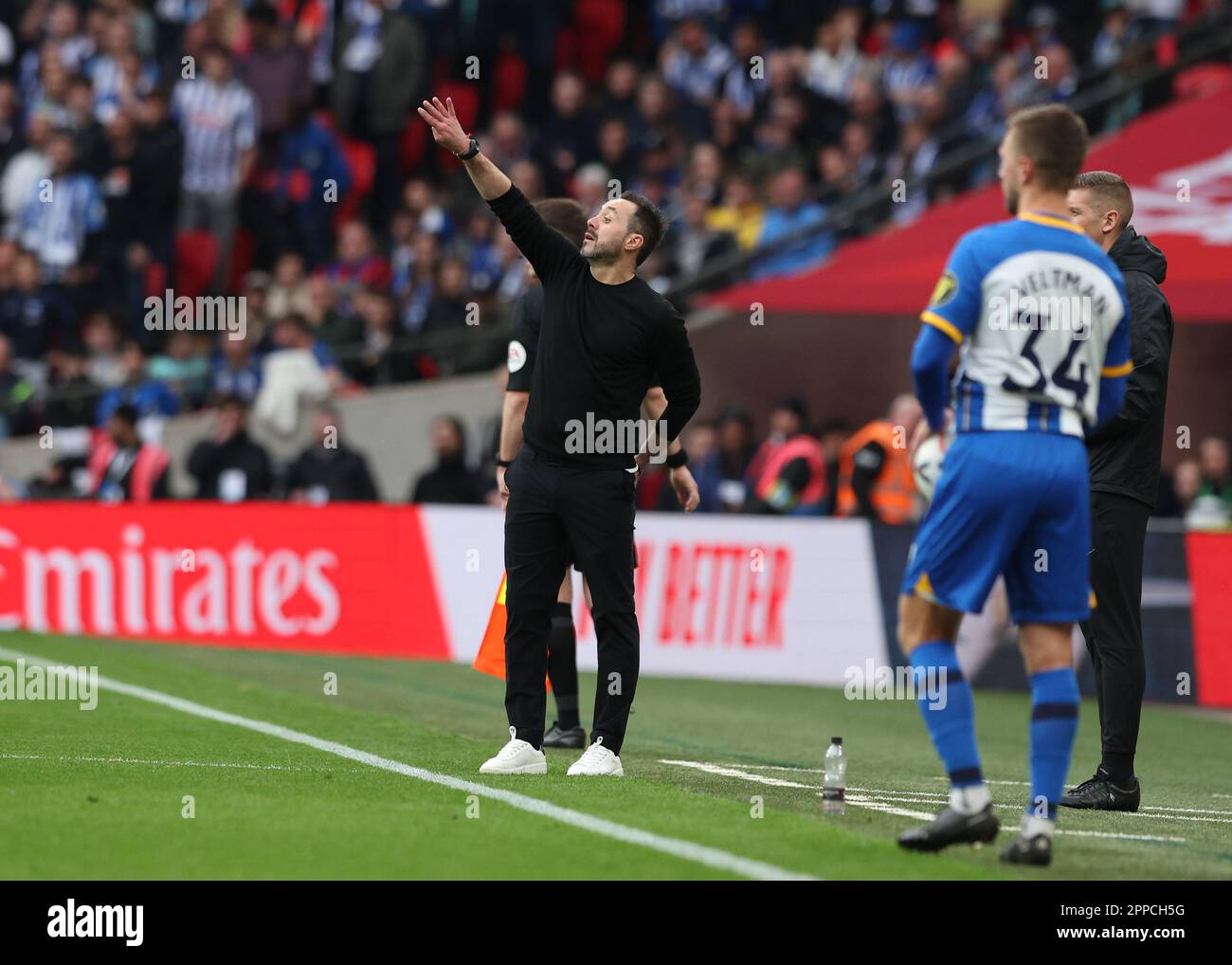 Wembley Stadium, London, UK. 23rd Apr, 2023. FA Cup Semi Final Football ...