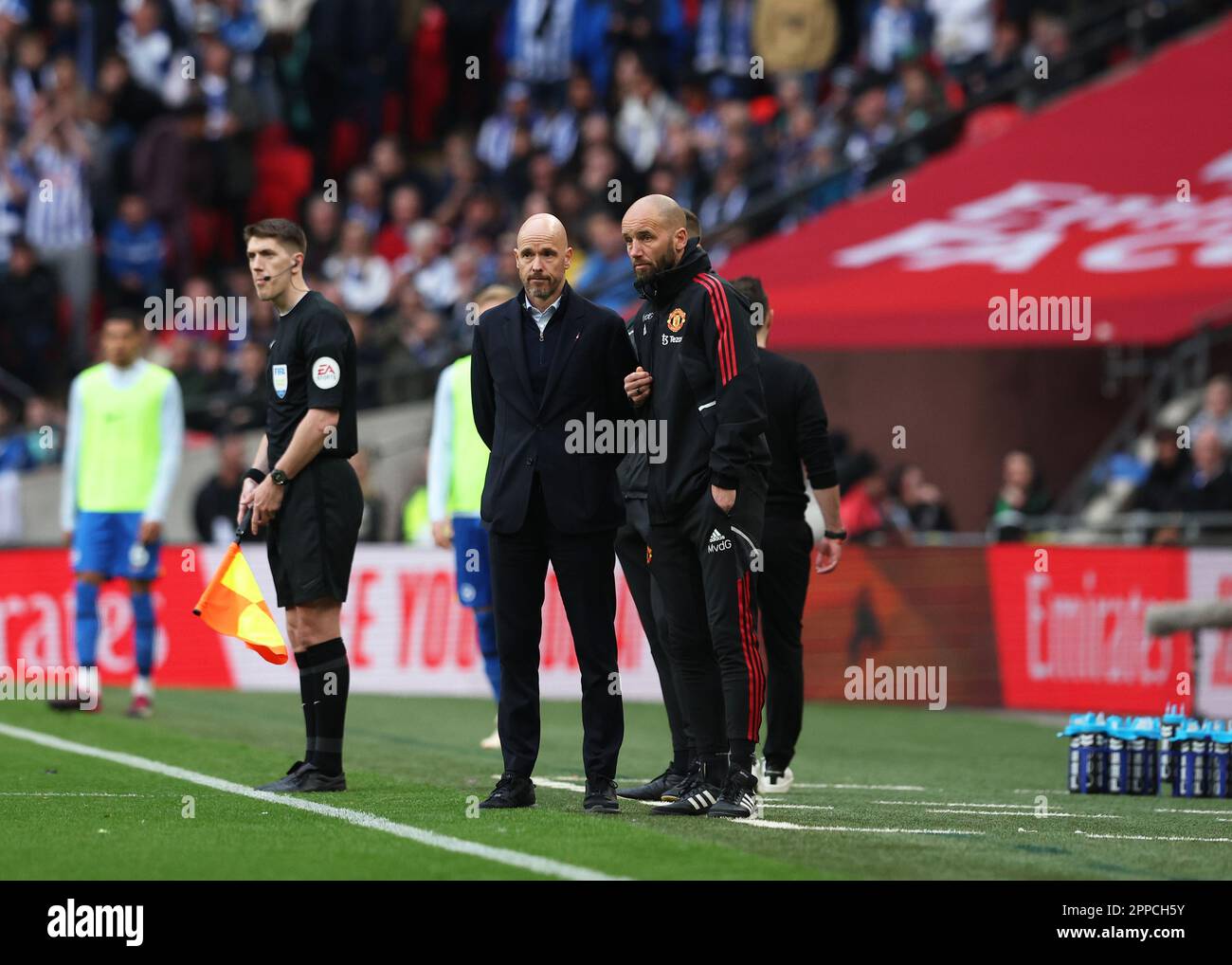 Wembley Stadium, London, UK. 23rd Apr, 2023. FA Cup Semi Final Football ...