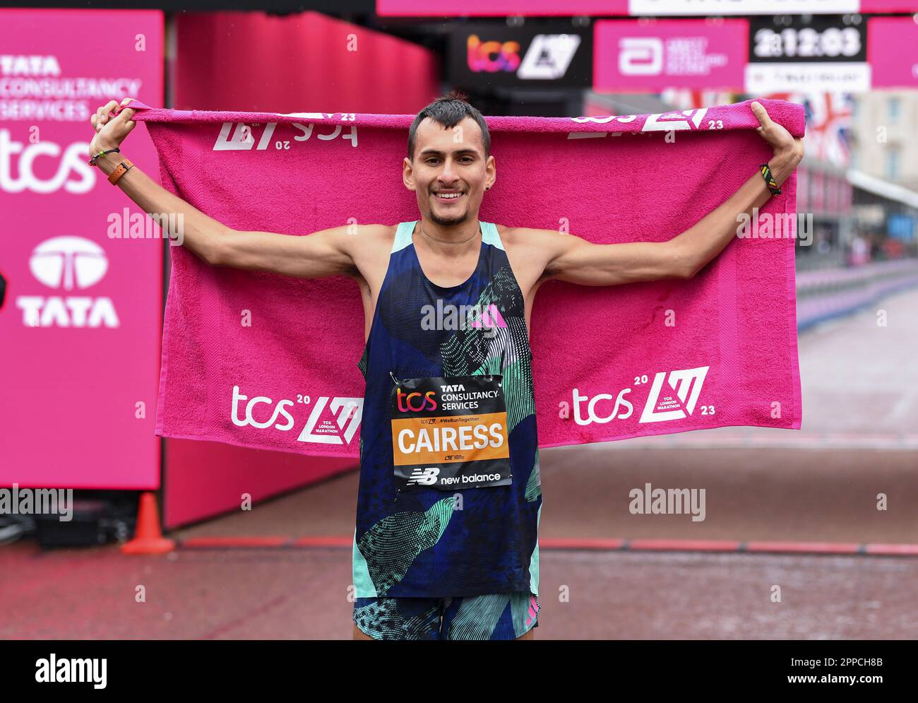 London, UK. 23rd Apr, 2023. Emile Cairess of Great Britain & NI the ...