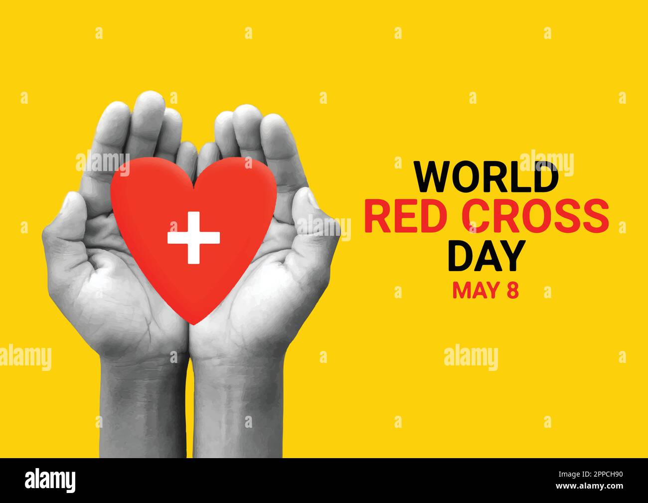 World Red Cross Day. May 8. Holiday concept. Template for background ...