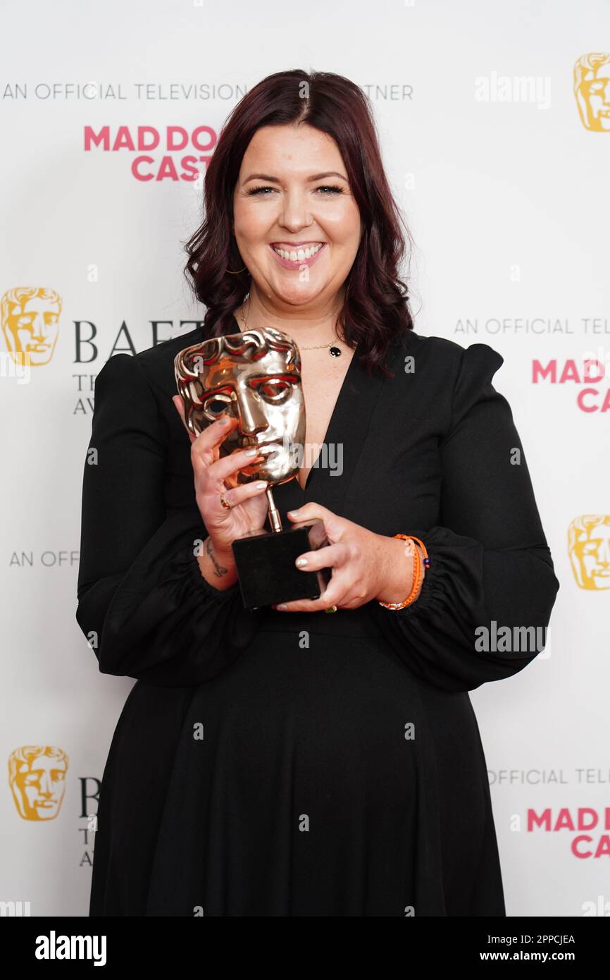Lisa McGee with the Writer: Comedy award for Derry Girls during the ...