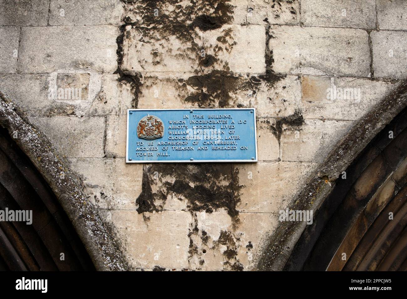Plaque - William Laud, Dean of Gloucester, later Archbishop of ...