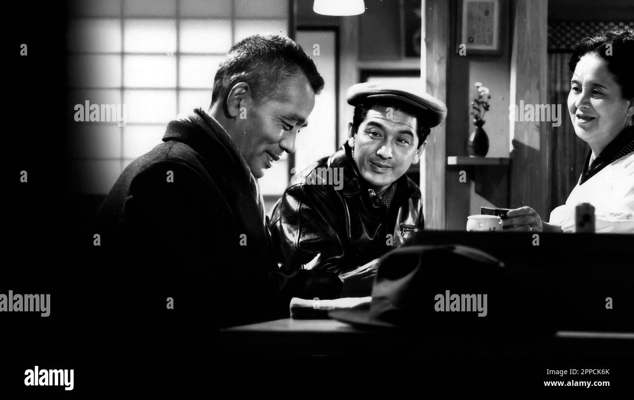 CHISHU RYU and TERUKO NAGAOKA in TOKYO TWILIGHT (1957) -Original title ...