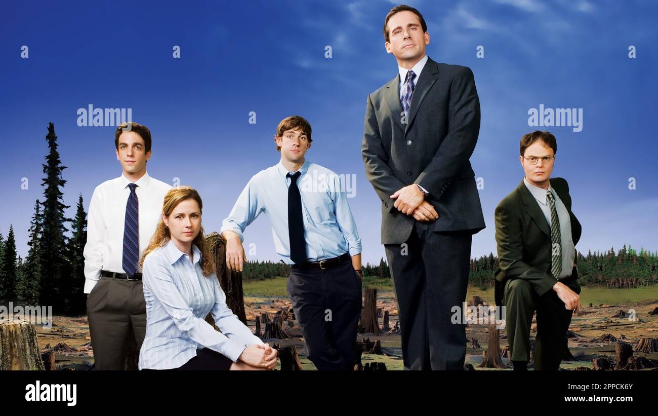 RAINN WILSON, JENNA FISCHER, STEVE CARELL, JOHN KRASINSKI and B. J ...
