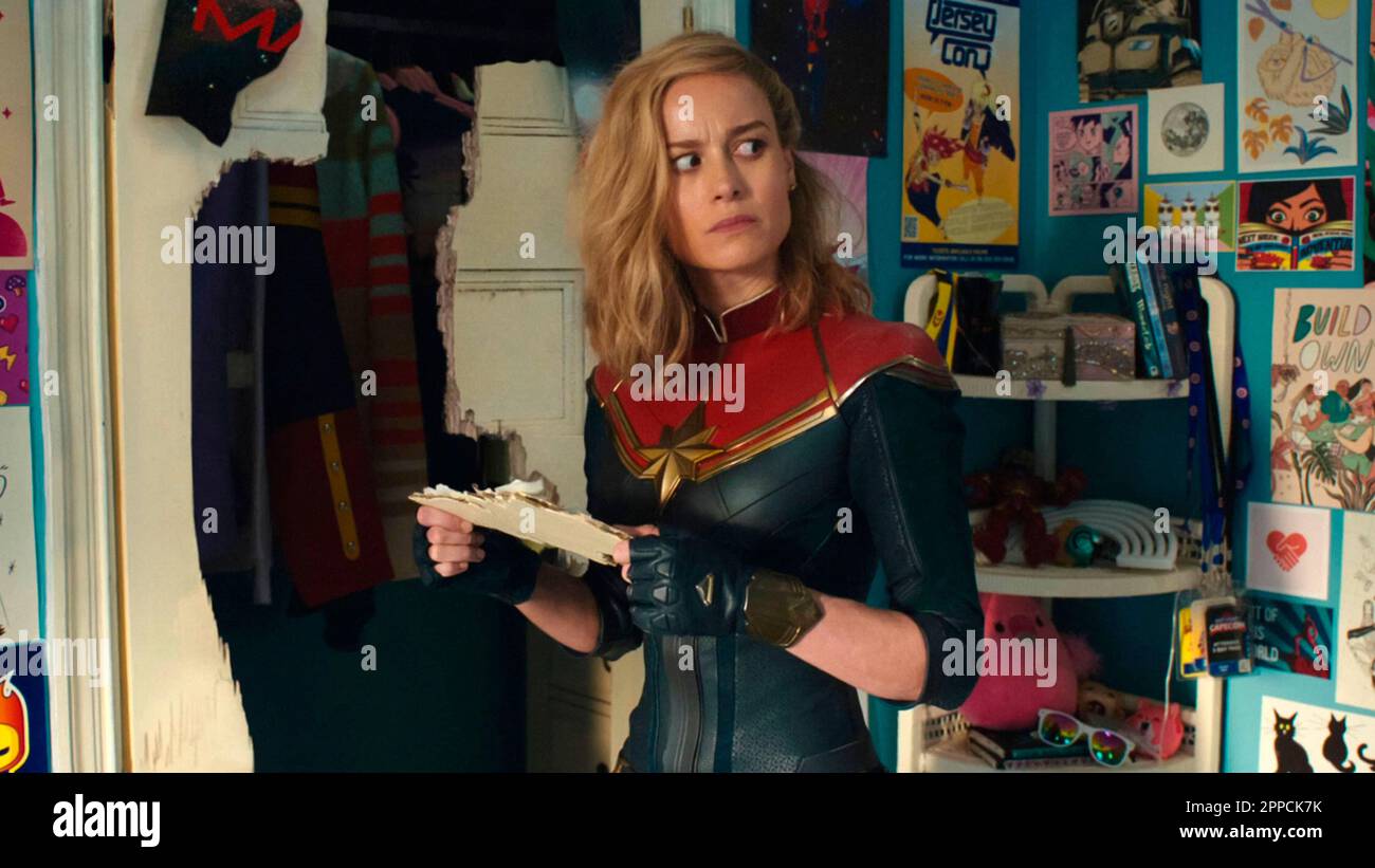 BRIE LARSON in THE MARVELS (2023), directed by NIA DACOSTA. Credit ...