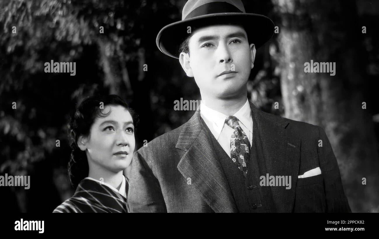 SETSUKO HARA and KEN UEHARA in SOUND OF THE MOUNTAIN (1954) -Original title: YAMA NO OTO ...