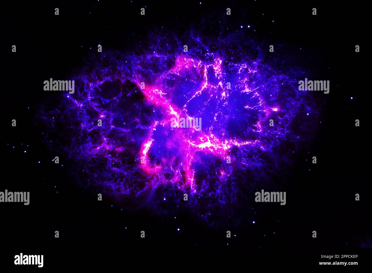 A neutron star on a dark background. Elements of this image furnished ...