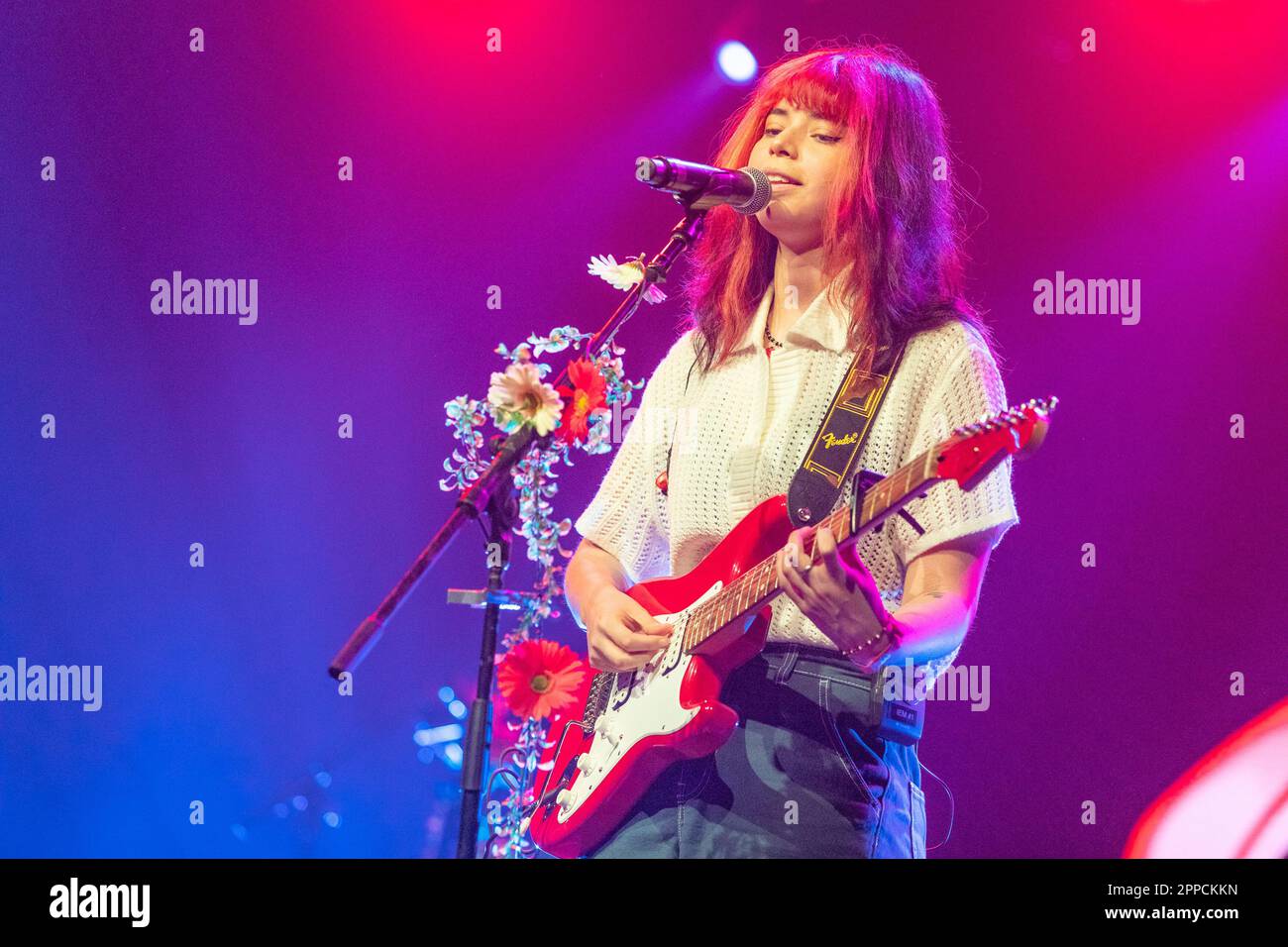 Indio, USA. 22nd Apr, 2023. Musican Bratty (Jennifer Abigail Juarez ...
