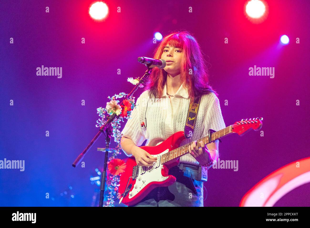 Indio, USA. 22nd Apr, 2023. Musican Bratty (Jennifer Abigail Juarez ...