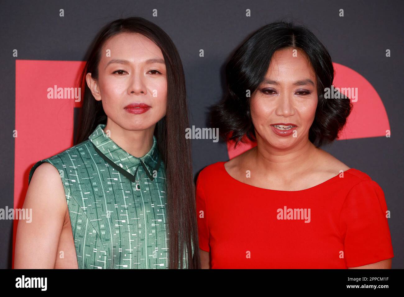 London, UK. 14th Oct, 2022. Angela Yeoh (L) and Rowena Chiu attend the ...