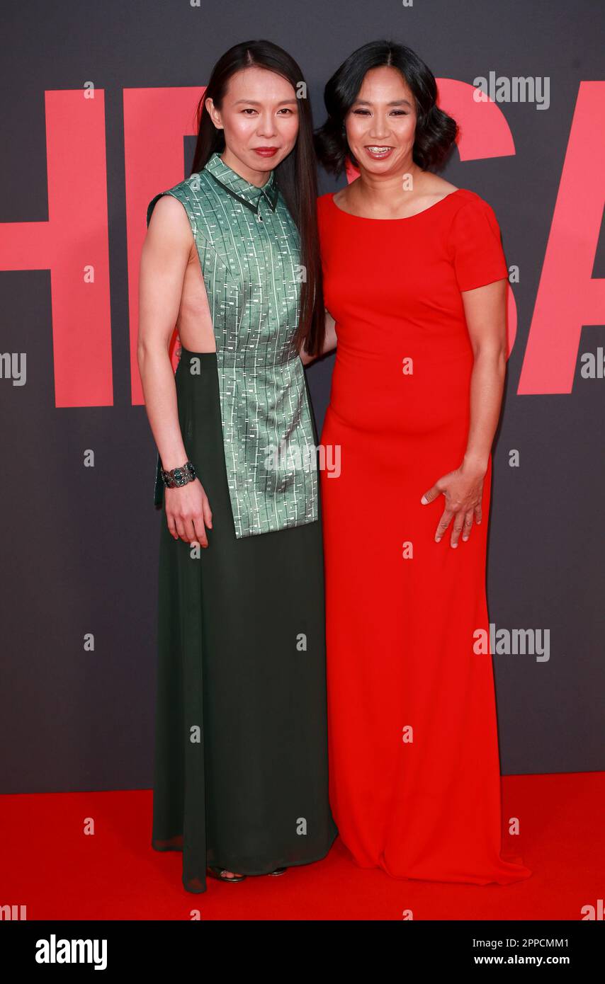 London, UK. 14th Oct, 2022. Angela Yeoh (L) and Rowena Chiu attend the ...