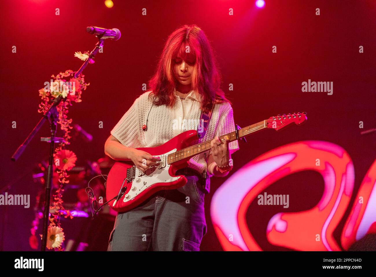 Indio, USA. 22nd Apr, 2023. Musican Bratty (Jennifer Abigail Juarez ...