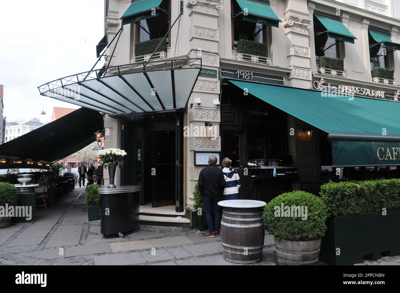 Copenhagen /Denmark/23 April 2023/ Famous cafe Victor and restaurant in ...