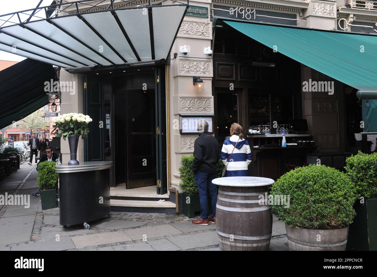 Copenhagen /Denmark/23 April 2023/ Famous cafe Victor and restaurant in ...