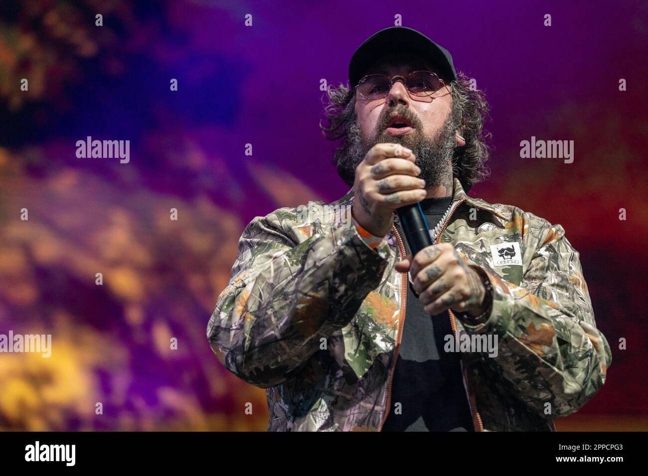 Indio, USA. 22nd Apr, 2023. Ruby da Cherry of Suicideboys during the ...