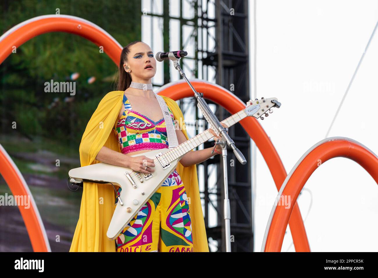 Indio, USA. 22nd Apr, 2023. Sophie Hawley-Weld of Sofi Tukker during ...