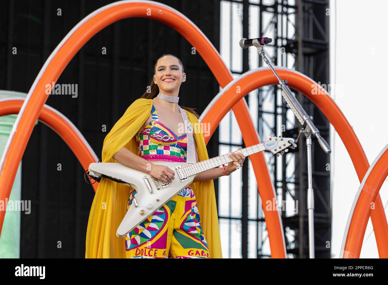 Indio, USA. 22nd Apr, 2023. Sophie Hawley-Weld of Sofi Tukker during ...