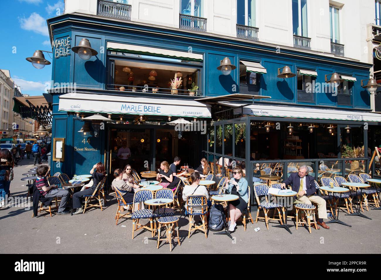 Belle Marie is traditional French cafe located near cinema Grand REX in ...