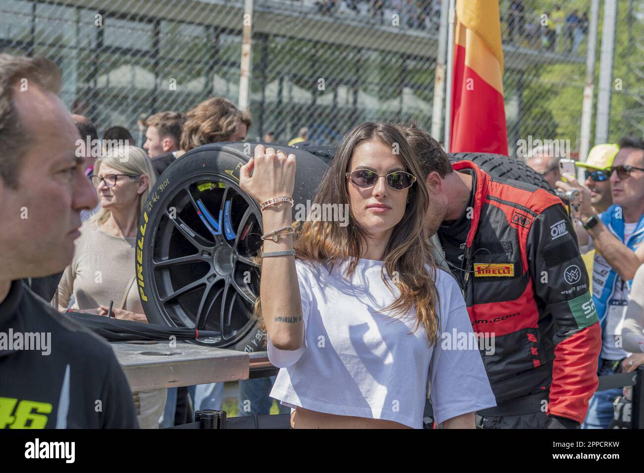 Monza, Italy. 23rd Apr, 2023. Francesca Sofia Novello during Fanatec GT ...