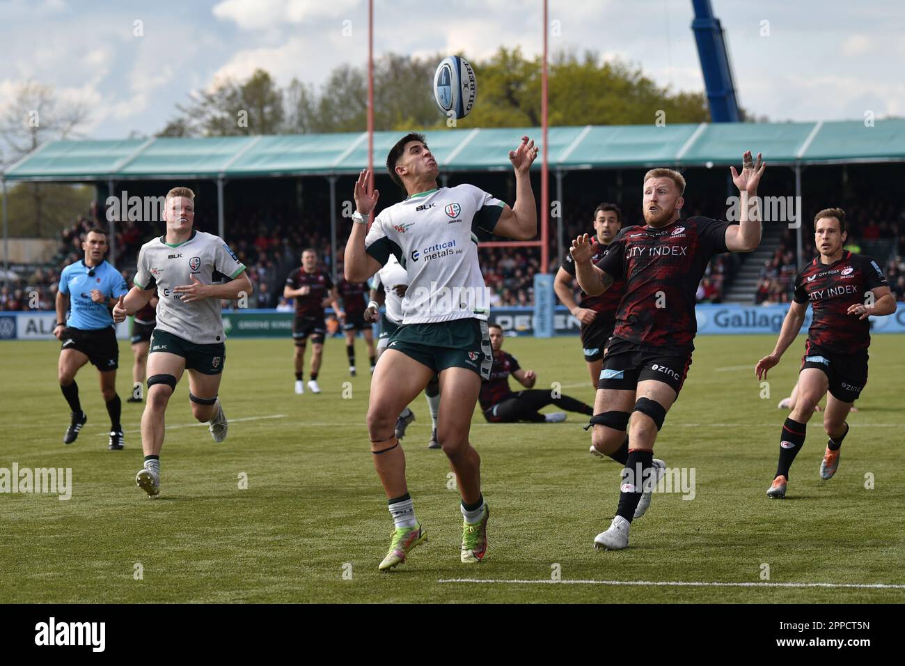 London, UK. 23rd Apr, 2023. Lucio Cinti Luna of London Irish watches ...